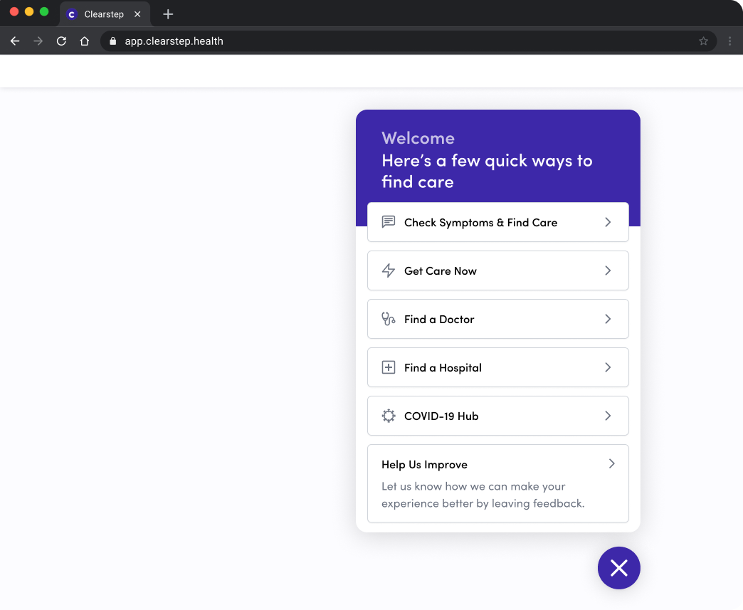 Clearstep: AI Chat Solutions for Healthcare